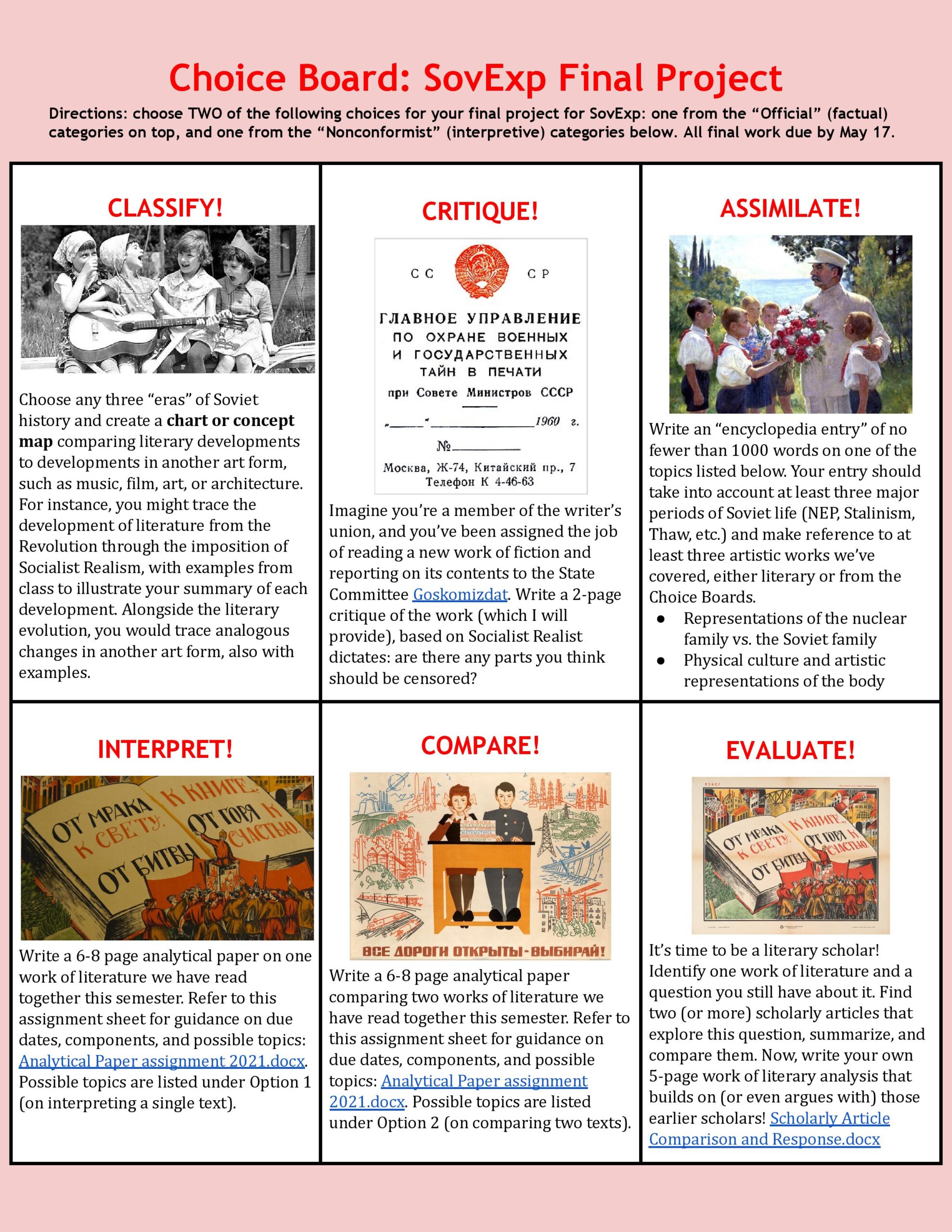 Open New Paths to Learning in the Literature Classroom with Choice ...