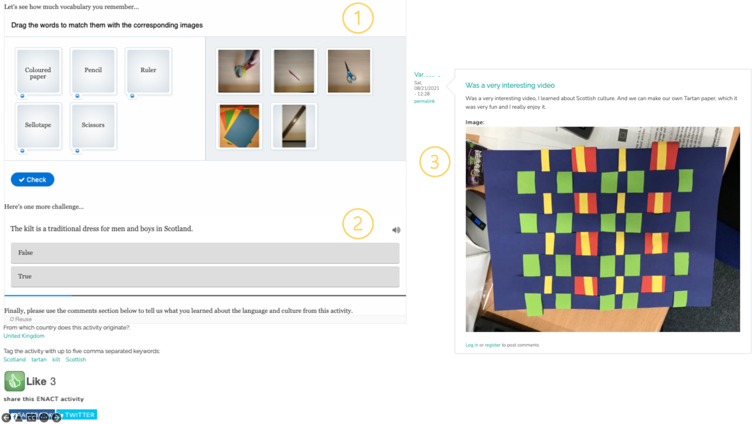 Cultural Tasks for Language Learning and Teaching: The ENACT App - The ...