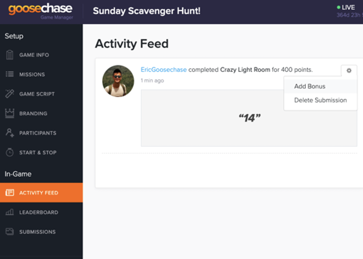 GooseChase EDU: Scavenger Hunt 2.0 - The FLTMAG