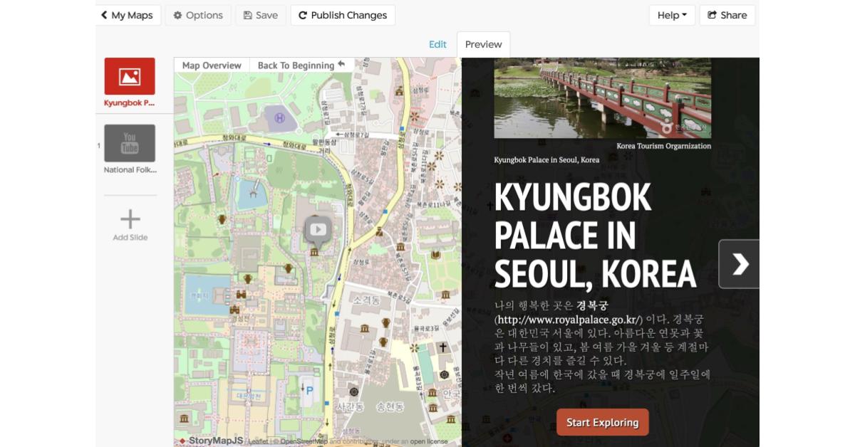 StoryMap for Designing Place-based Multimodal Narratives - The FLTMAG